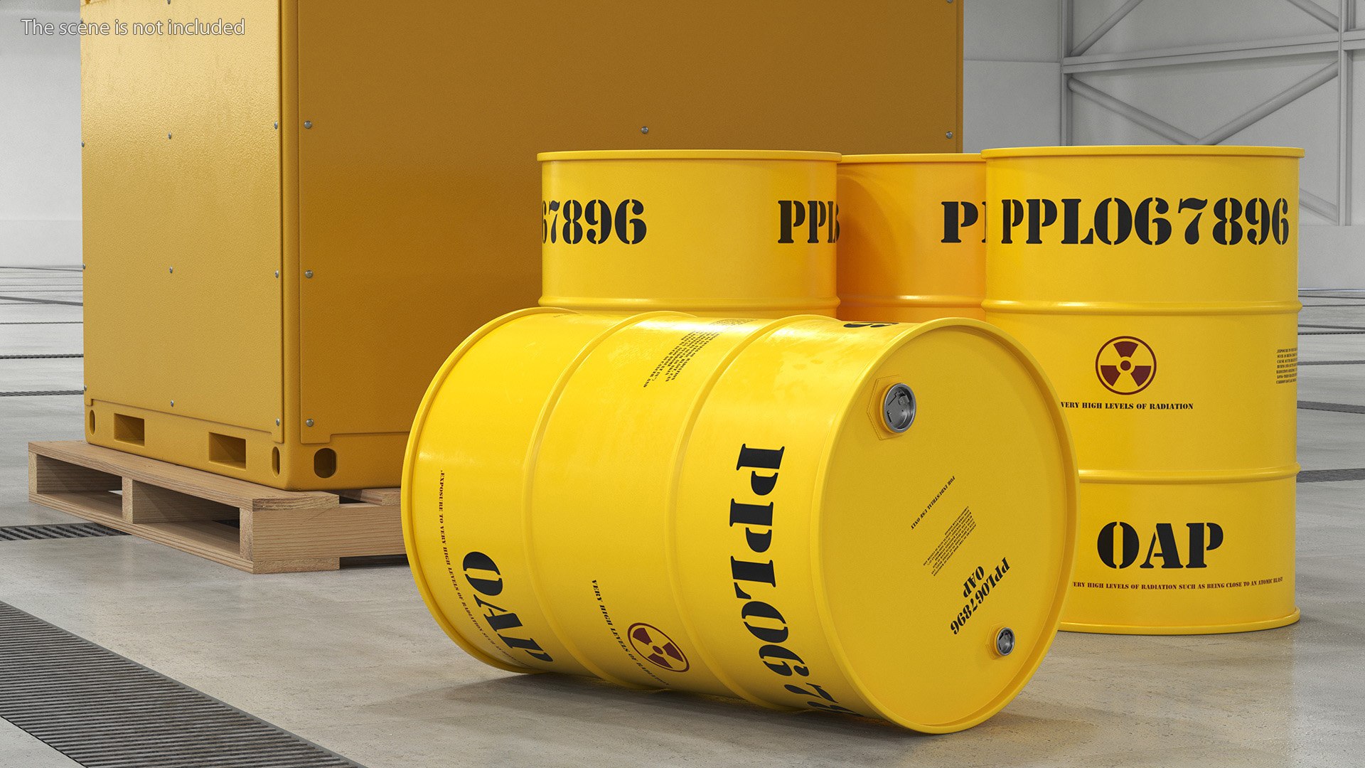 3D Nuclear Waste Storage Container - TurboSquid 2175641