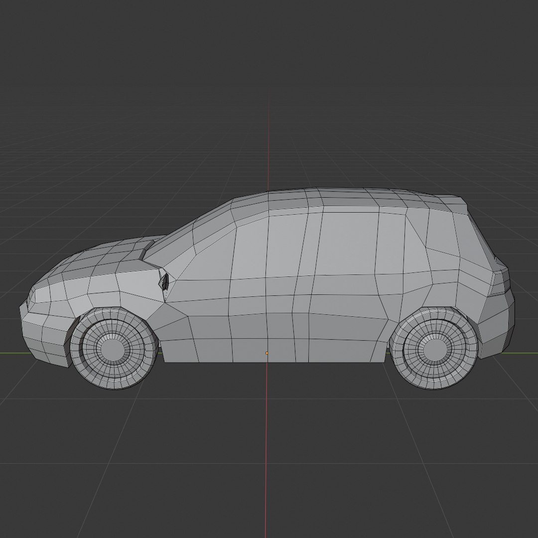 3D Volkswagen Golf 4 Car Model - TurboSquid 1704364