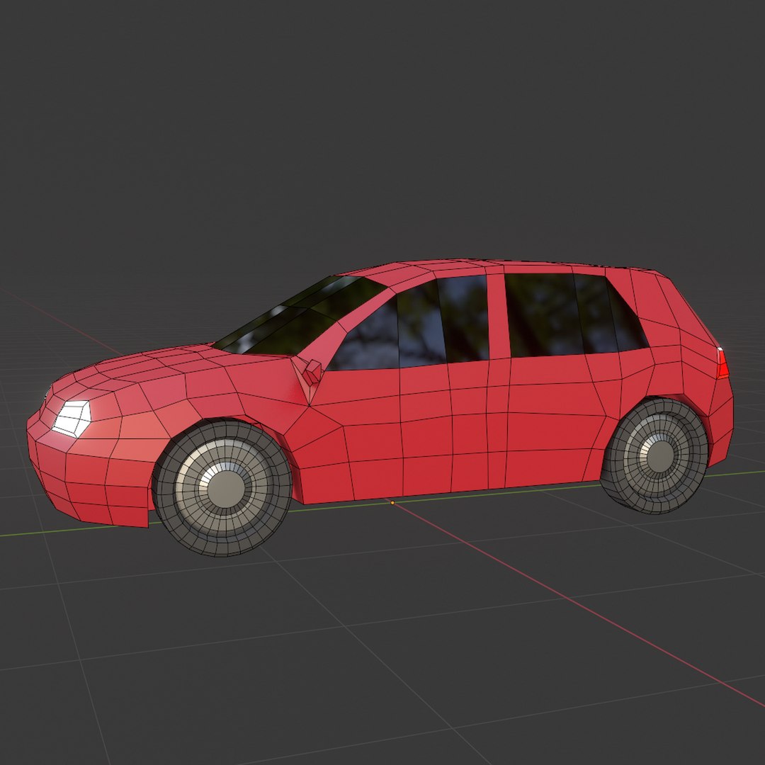 3D Volkswagen Golf 4 Car Model - TurboSquid 1704364