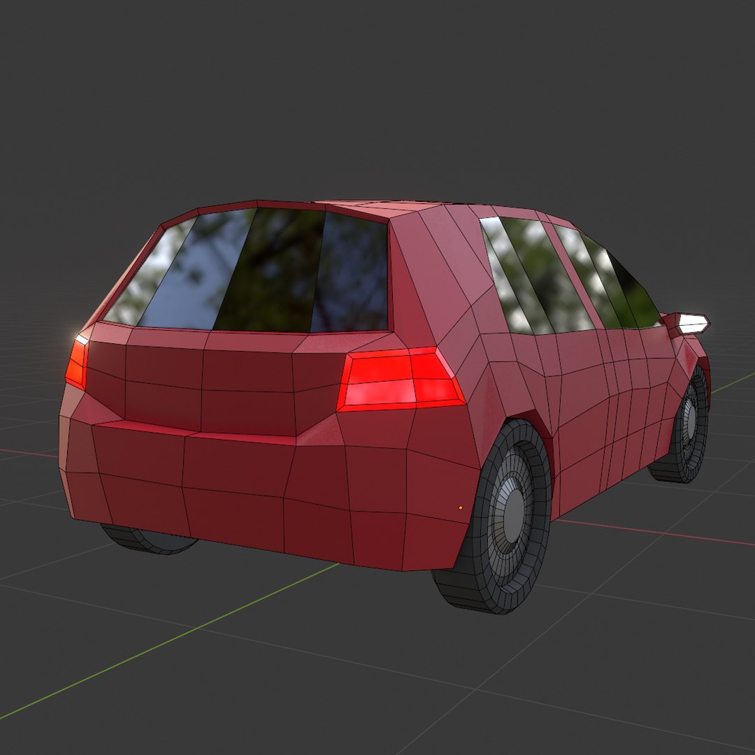 3D Volkswagen Golf 4 Car Model - TurboSquid 1704364