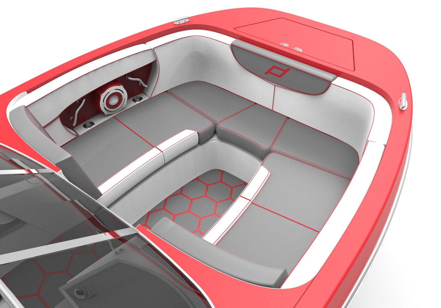 Custom speed boat 3D model - TurboSquid 1327786