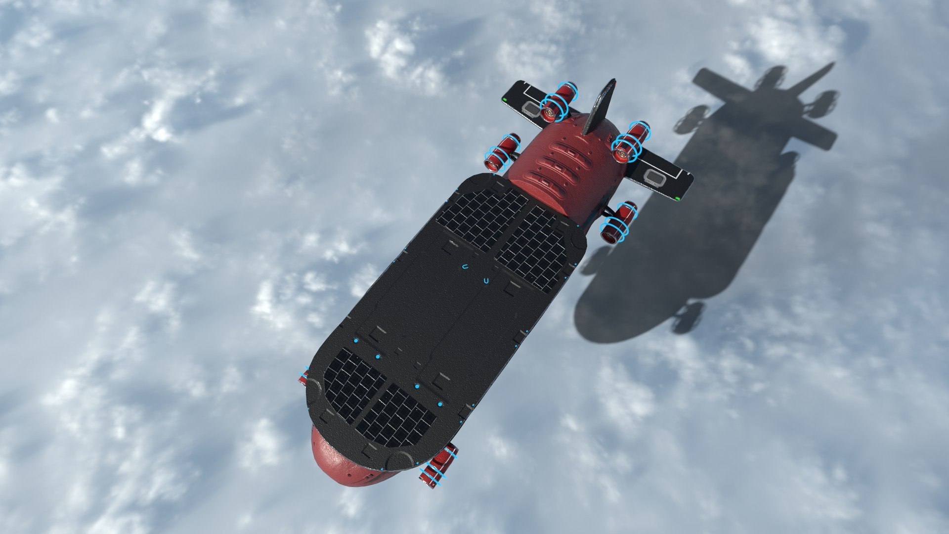 Post Apocalyptic Blimp Model - TurboSquid 2029144