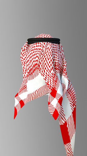 3D model saudi shemagh - TurboSquid 1361926