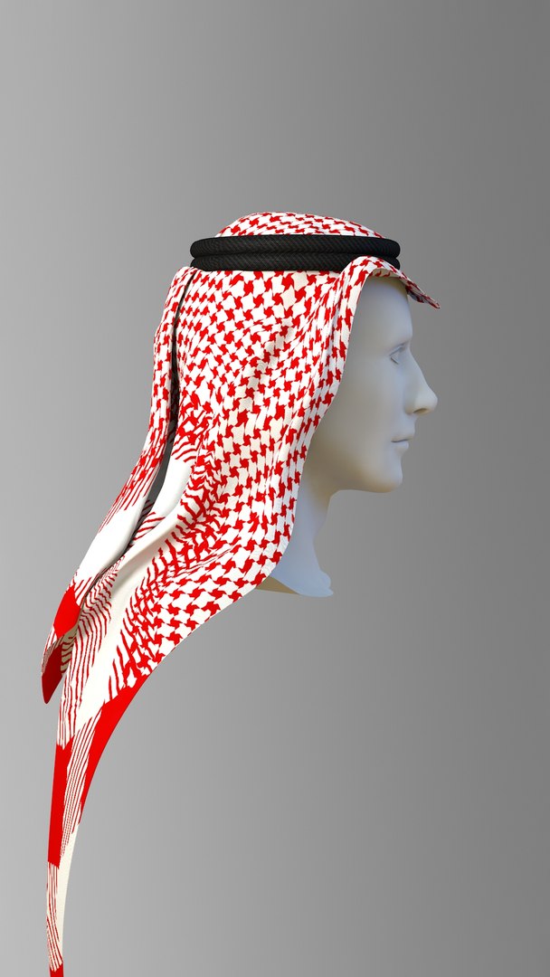 3D Model Saudi Shemagh - TurboSquid 1361926