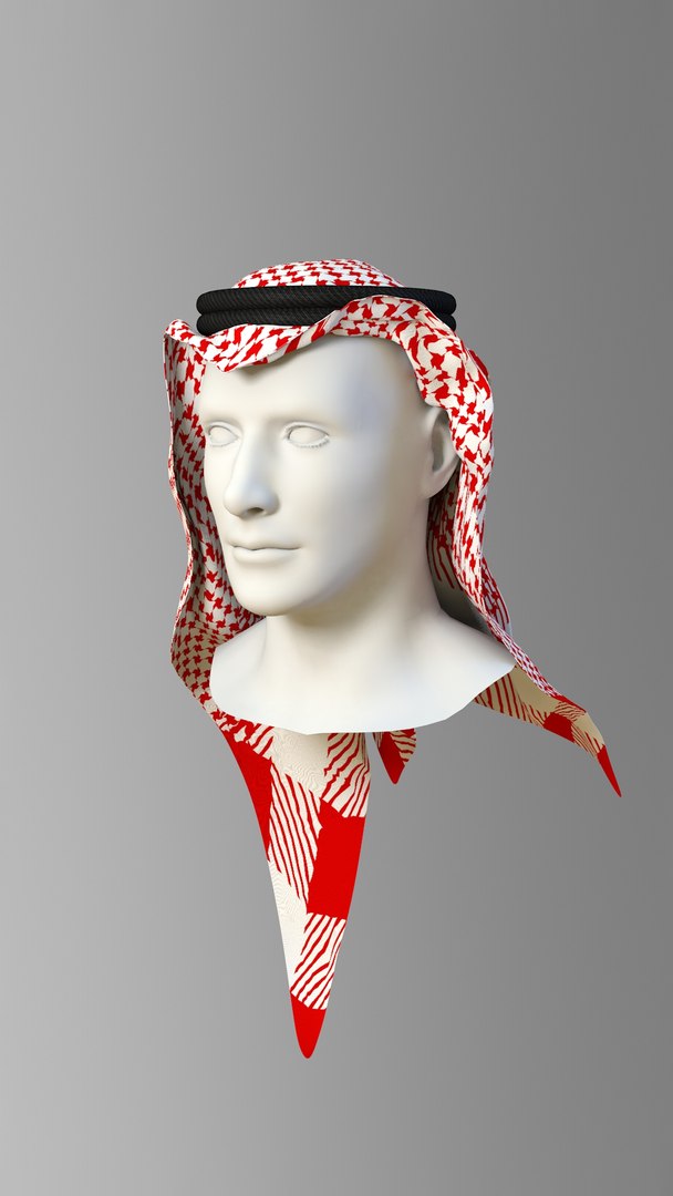 3D Model Saudi Shemagh - TurboSquid 1361926