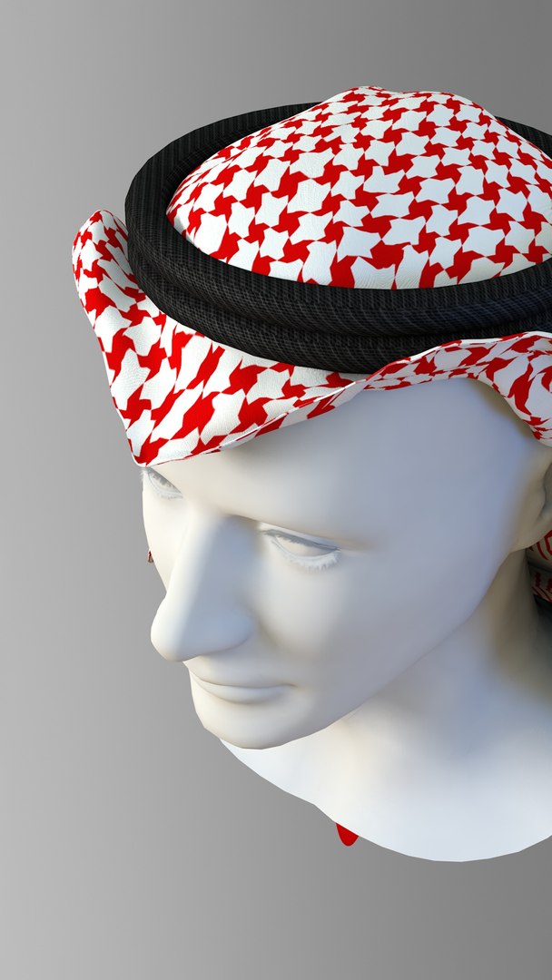 3D Model Saudi Shemagh - TurboSquid 1361926