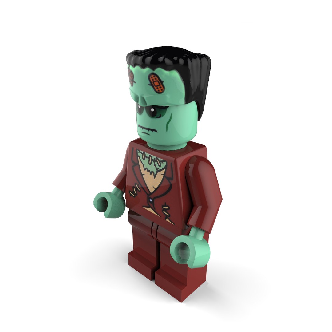 3D Model Frankenstein Lego - TurboSquid 1530061