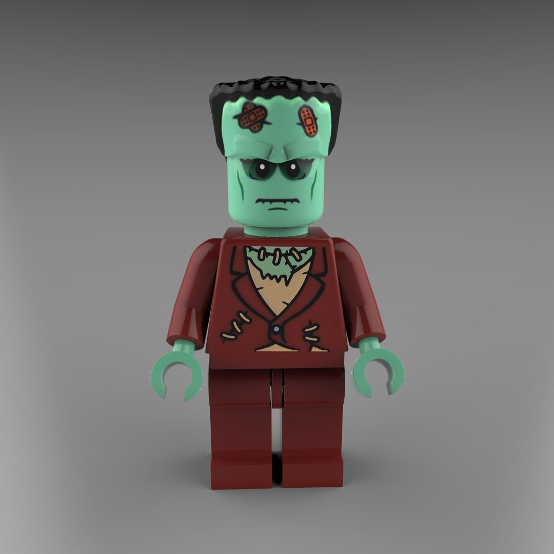 3D Model Frankenstein Lego - TurboSquid 1530061