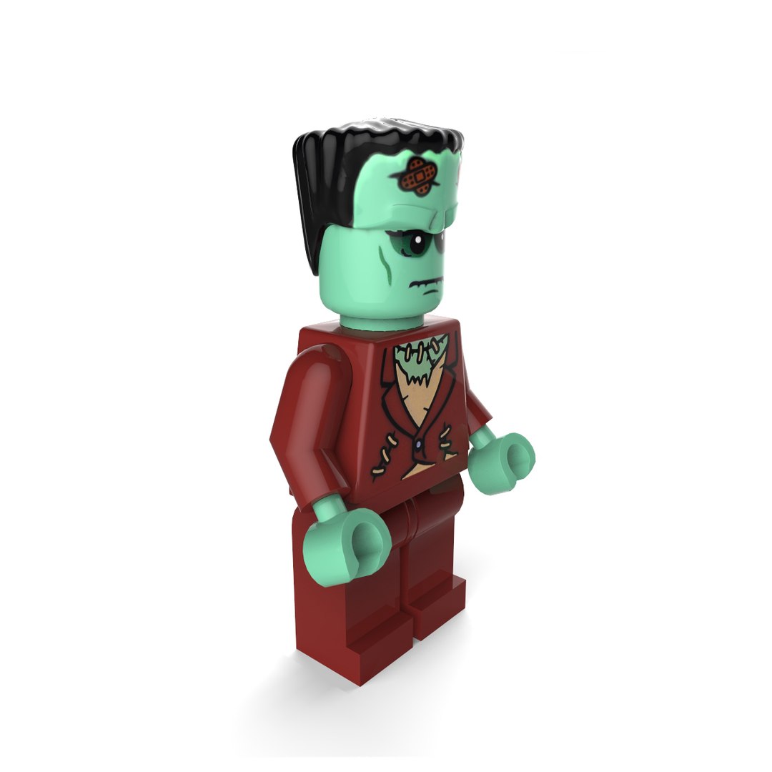3D Model Frankenstein Lego - TurboSquid 1530061