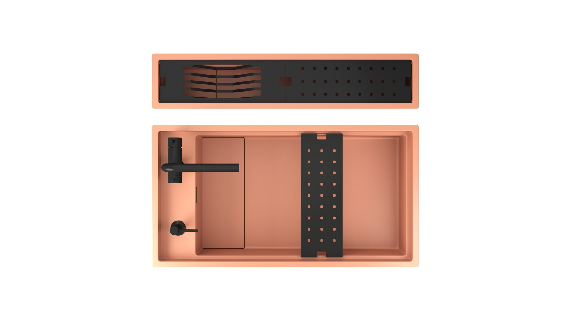 Sink And Mixer Omoikiri Kinaru Pro 86-UI 3D Model - TurboSquid 2090697