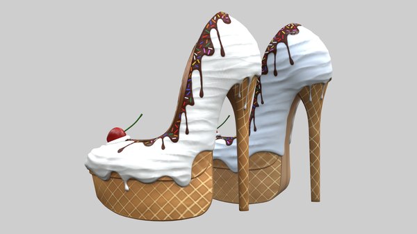 Biscuit High Heel Sandals model - TurboSquid 1879637