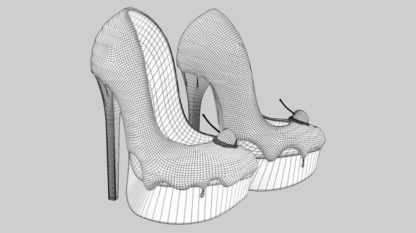Biscuit High Heel Sandals model - TurboSquid 1879637