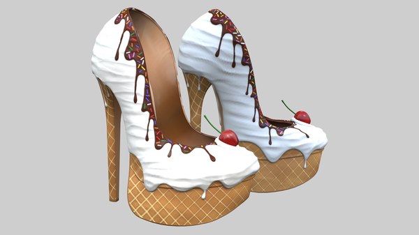 Biscuit High Heel Sandals model - TurboSquid 1879637