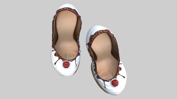 Biscuit High Heel Sandals model - TurboSquid 1879637