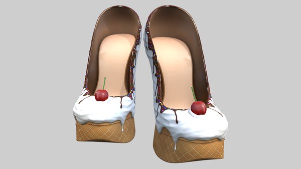 Biscuit High Heel Sandals model - TurboSquid 1879637