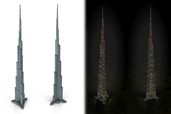Burj Khalifa Tower 3D Models for Download | TurboSquid