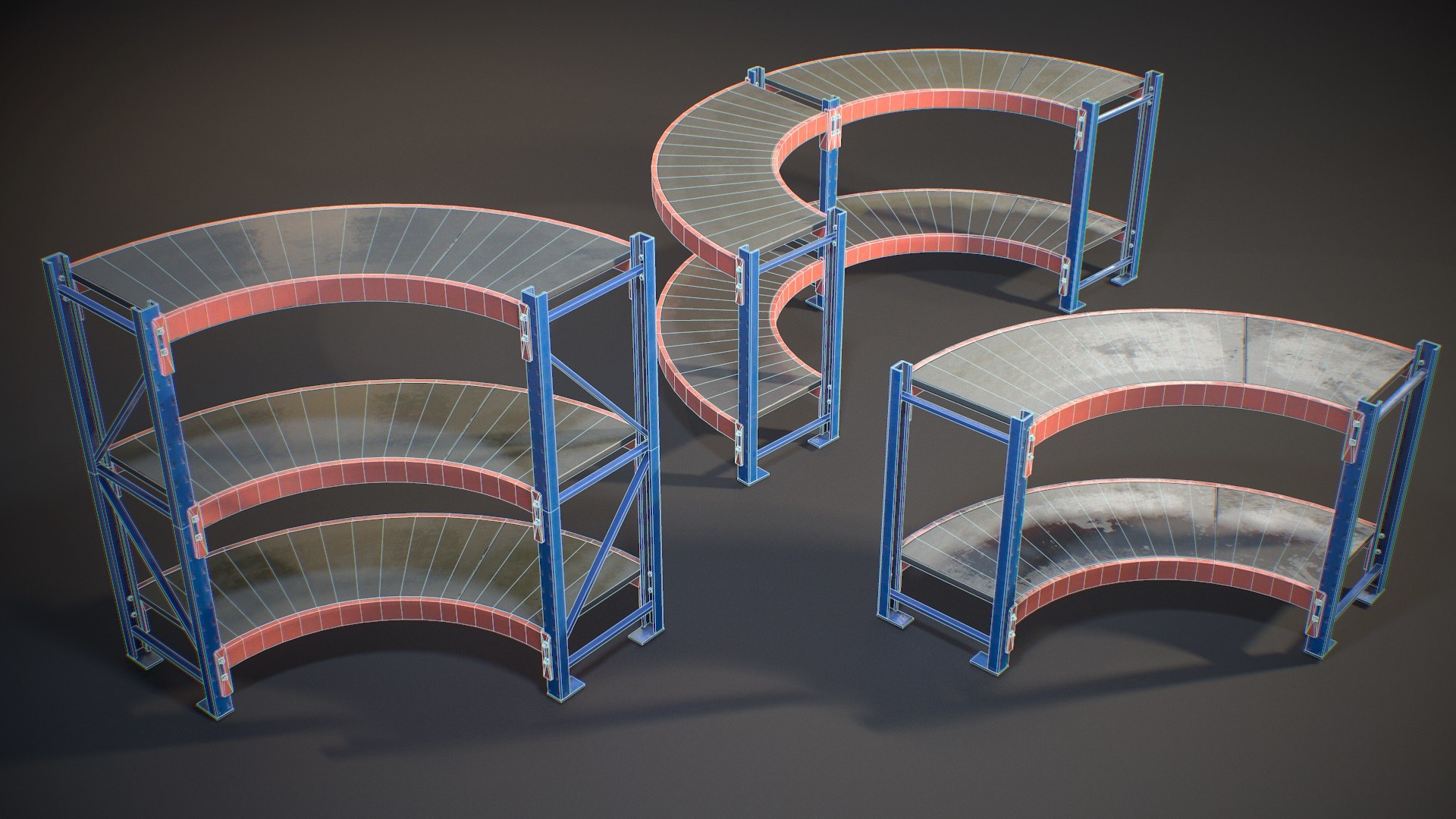 3D Model Storage Rack - Modular - TurboSquid 1179400