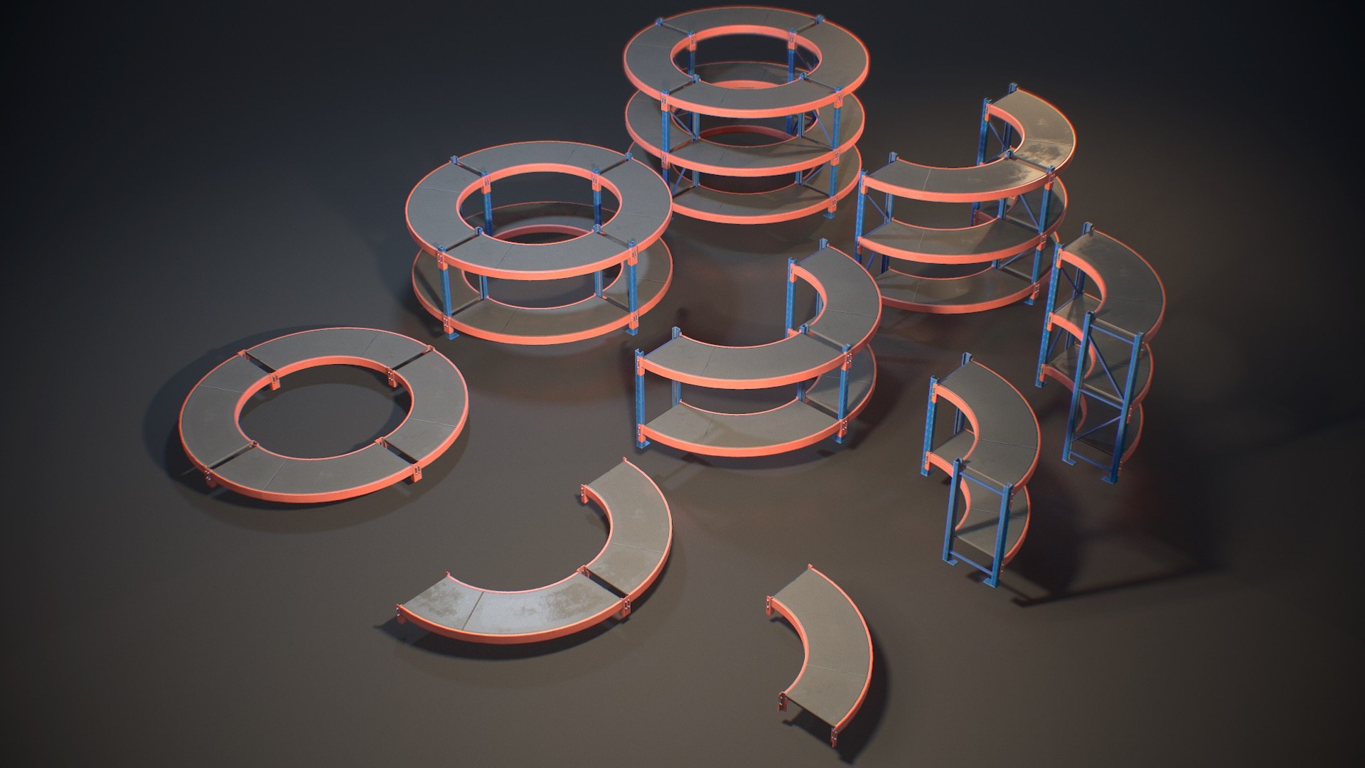 3D Model Storage Rack - Modular - TurboSquid 1179400