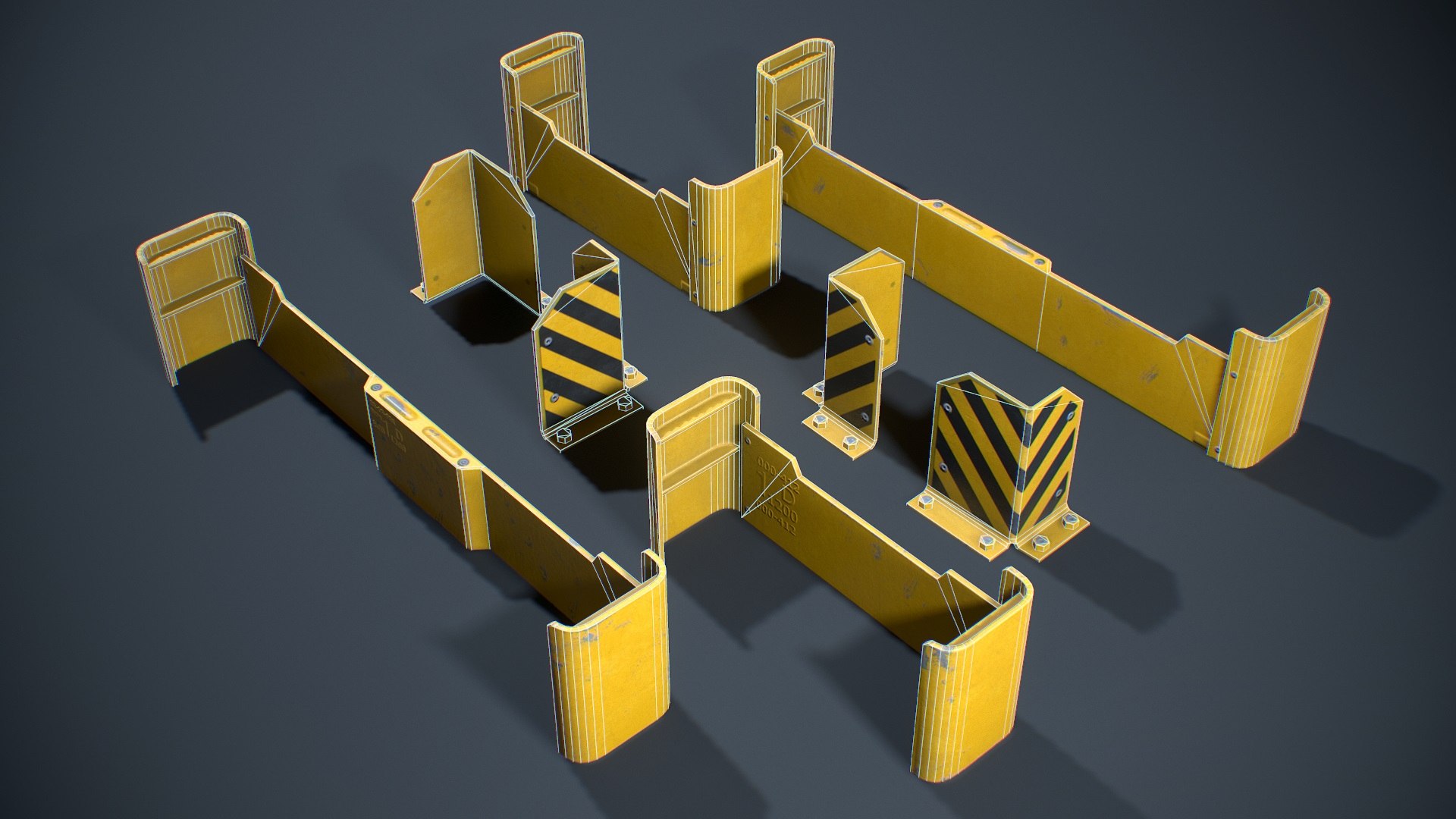 3D model storage rack - modular - TurboSquid 1179400