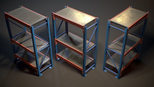 3D model storage rack - modular - TurboSquid 1179400