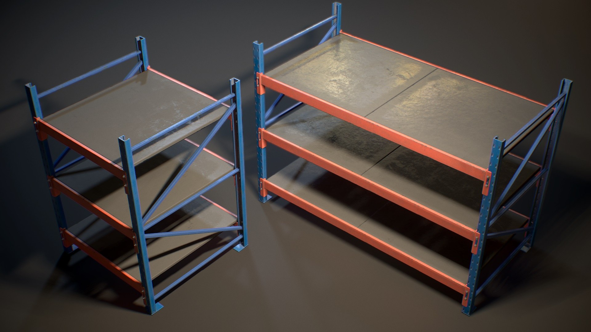 3D Model Storage Rack - Modular - TurboSquid 1179400