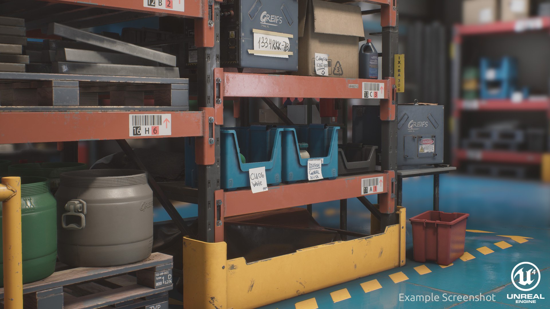 3D model storage rack - modular - TurboSquid 1179400