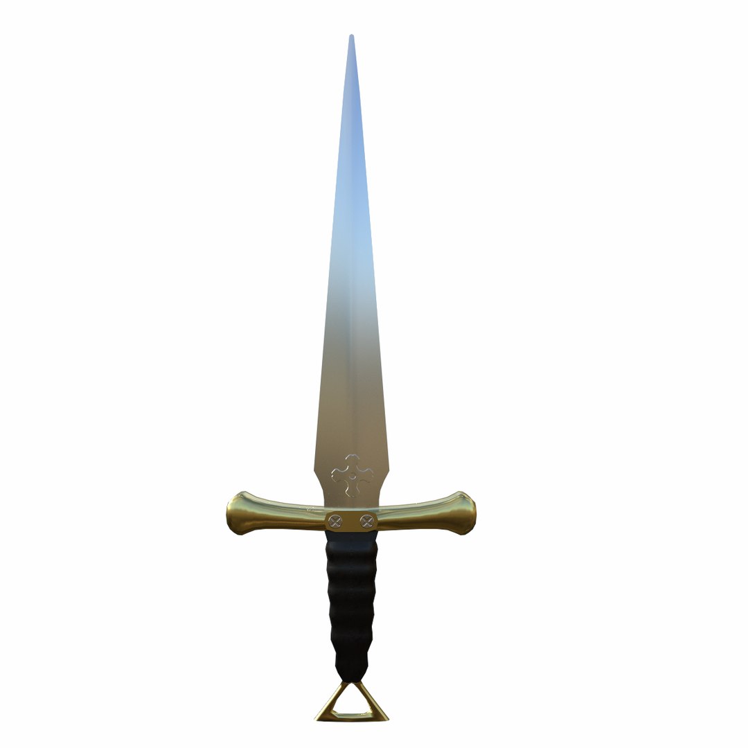 3D Medieval Dagger Model - TurboSquid 1778164