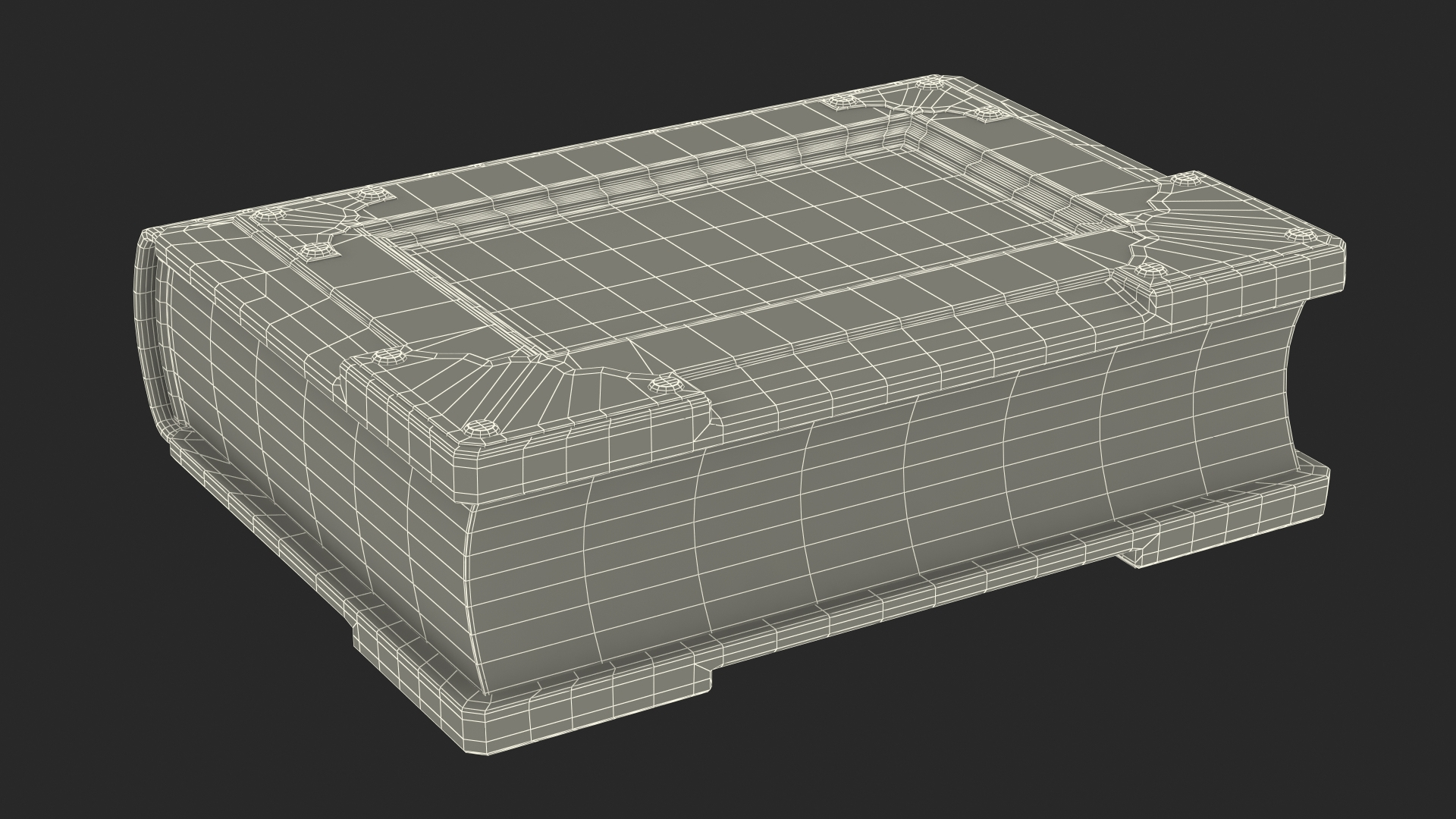 3D Ornate Book Closed Brown Model - TurboSquid 1779270