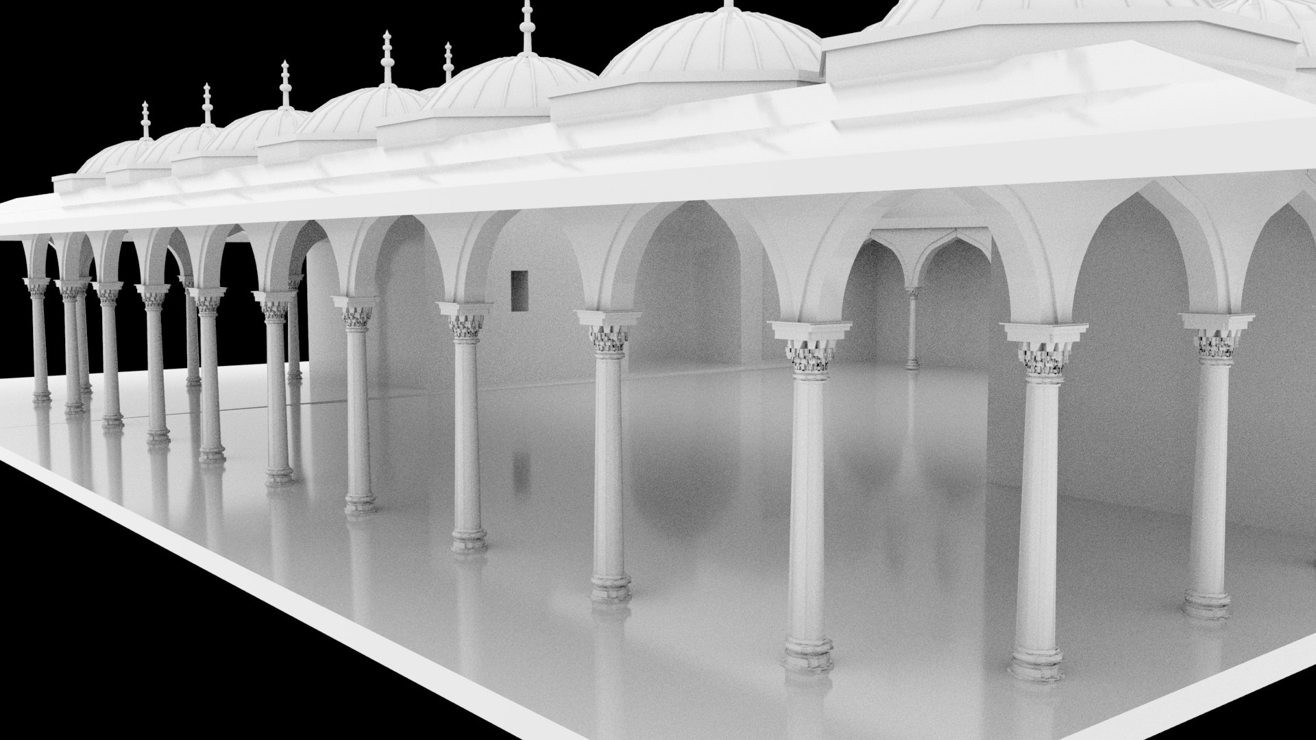 3D Sharjah Mosque Model - TurboSquid 2302794
