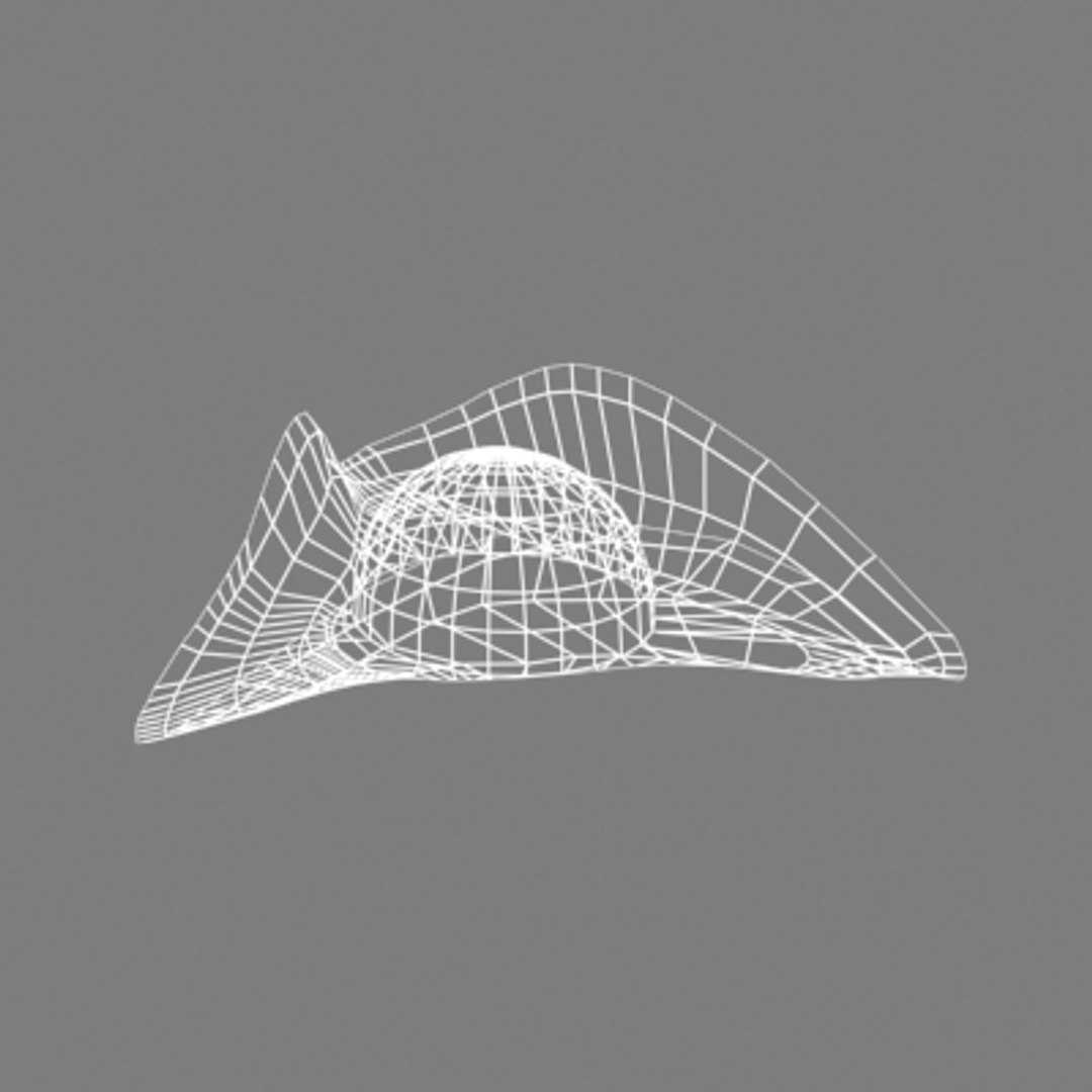 Tricorn Hat 3d Model