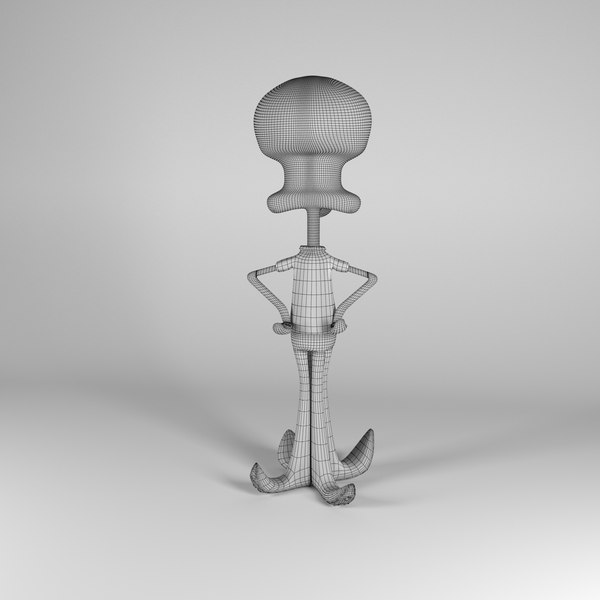 Squidward 3D - TurboSquid 1781783