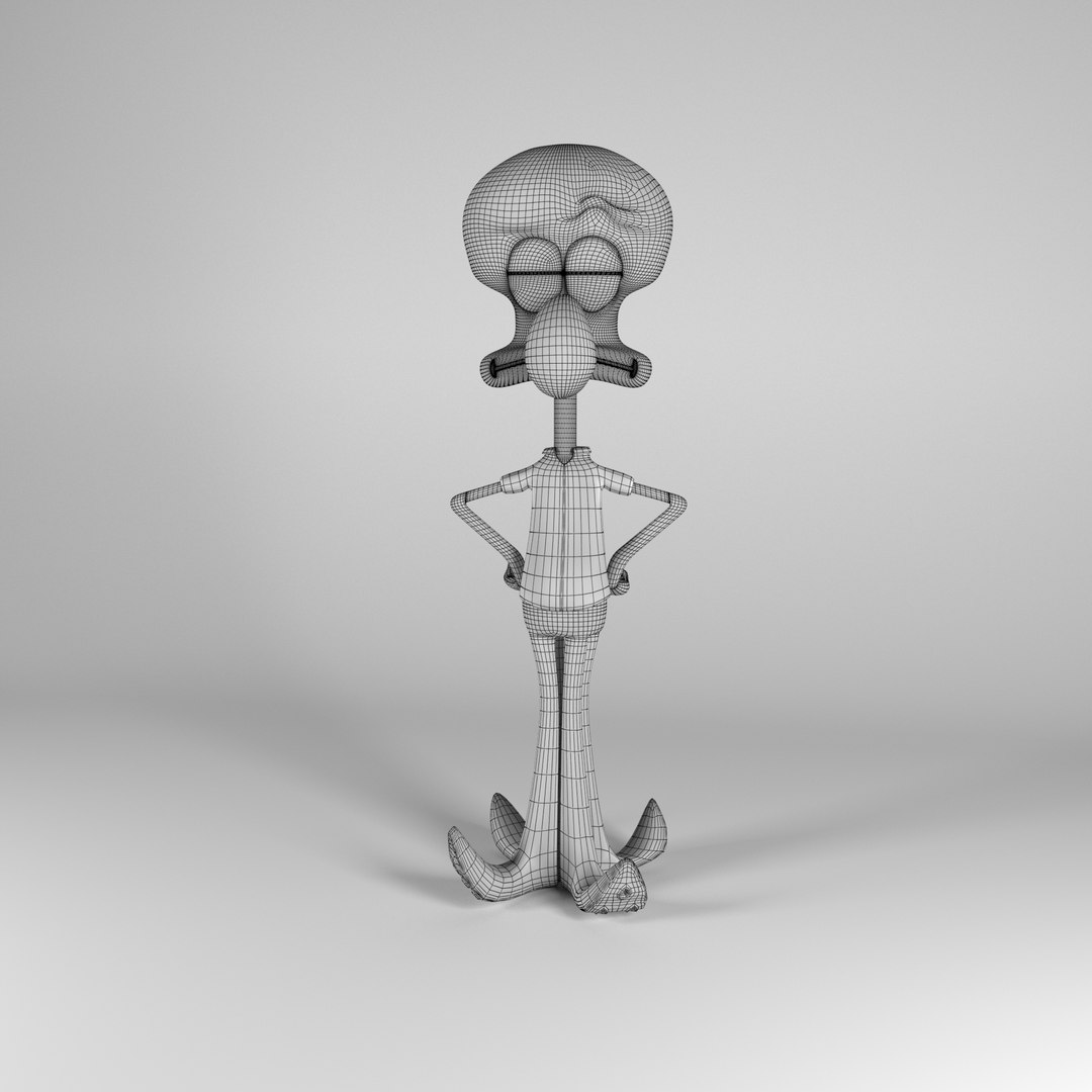 Squidward 3D - TurboSquid 1781783