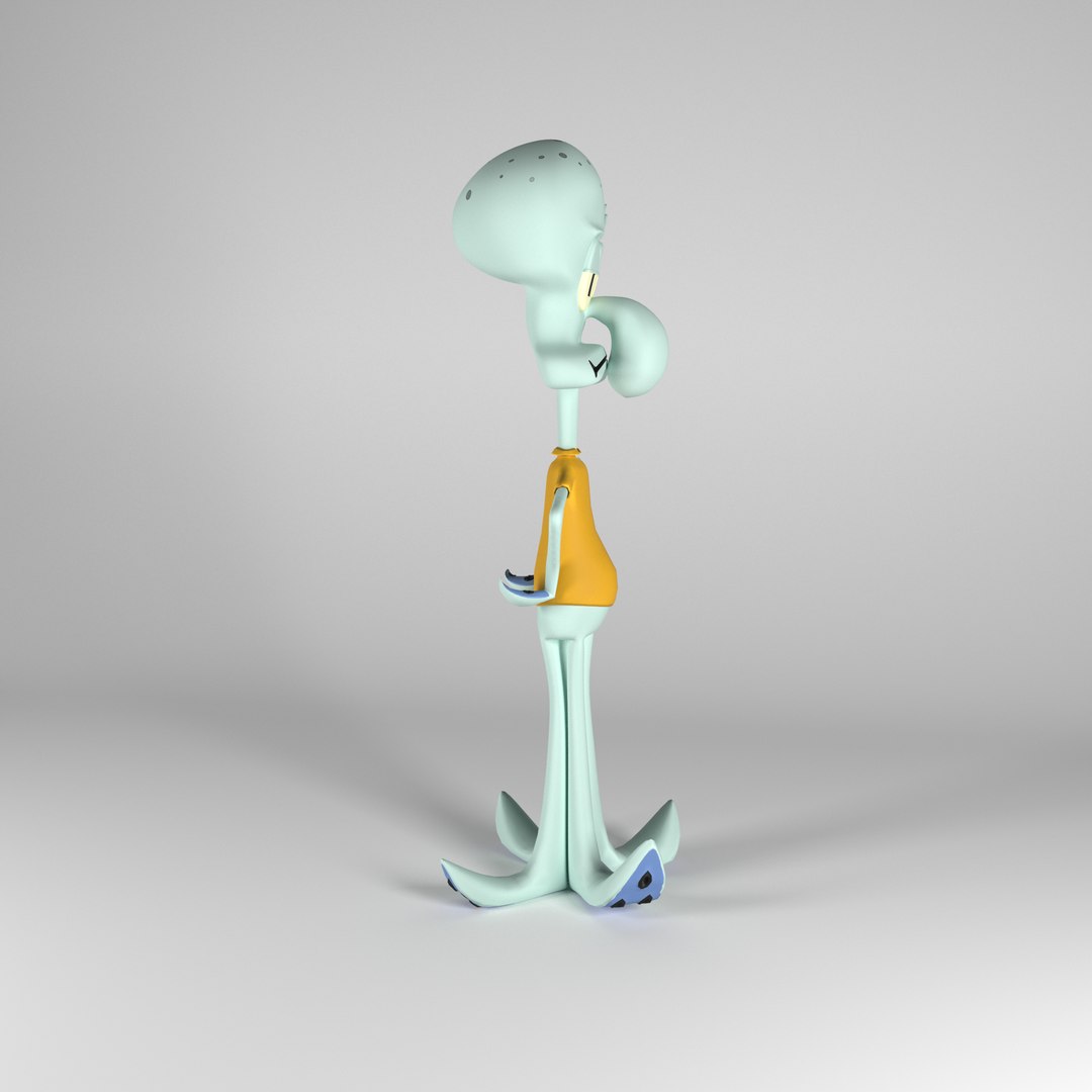 Squidward 3D - TurboSquid 1781783