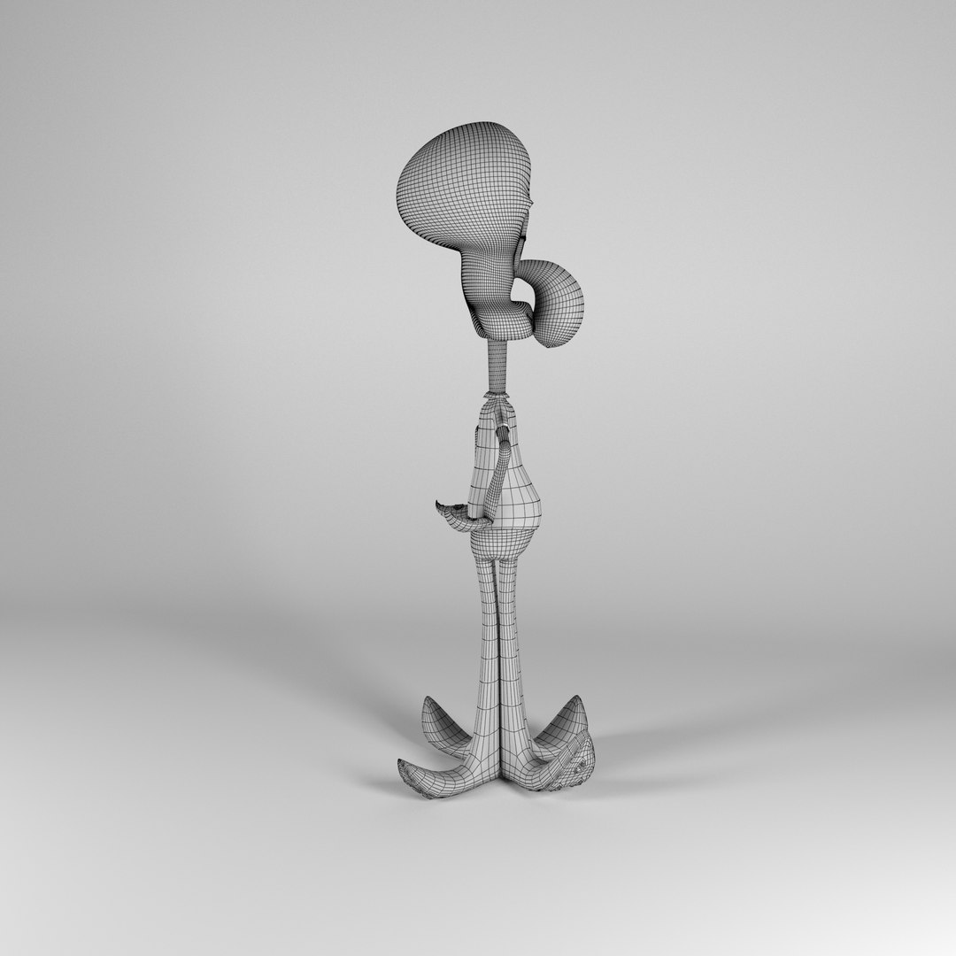 Squidward 3D - TurboSquid 1781783