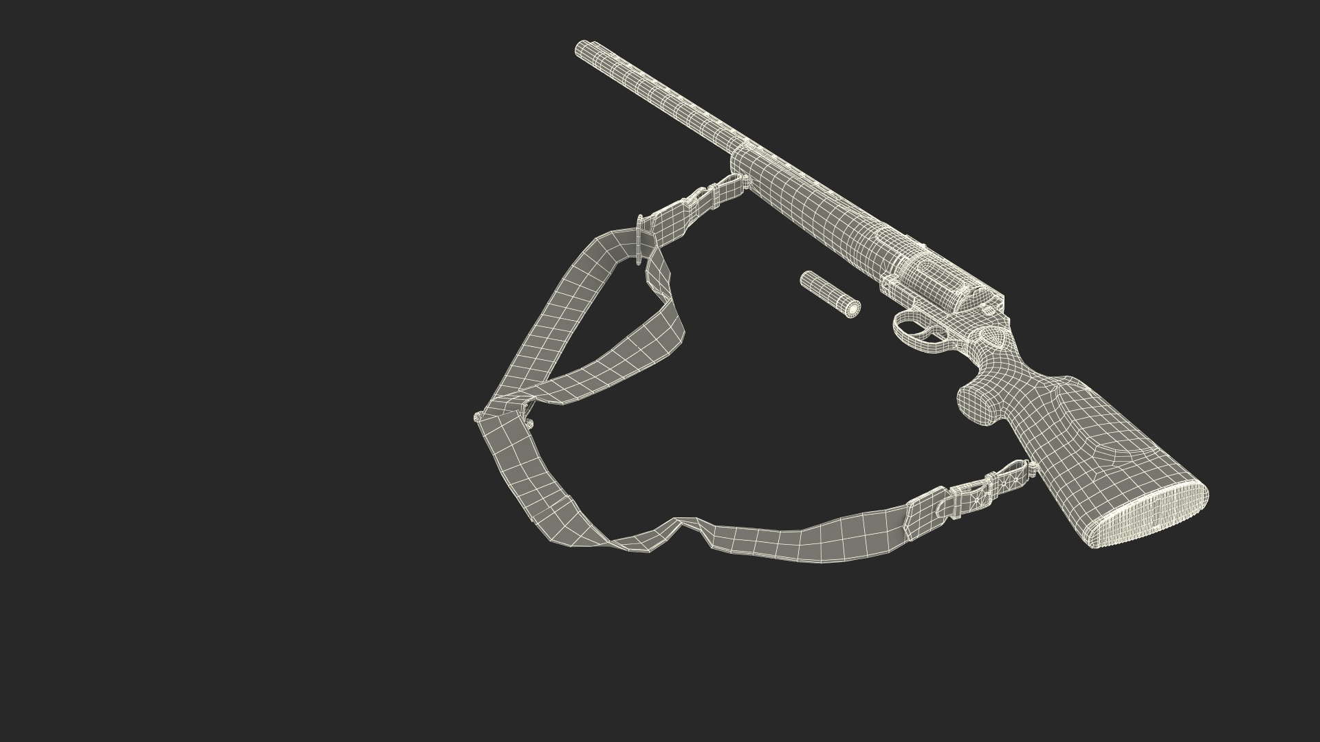 MTs-255 Revolving Hunting Rifle Wood Old Rigged For Maya 3D Model ...