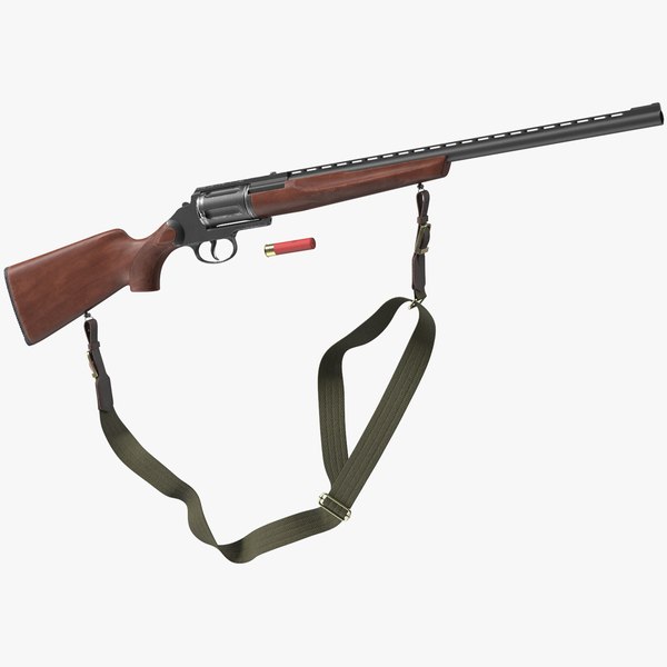 modelo 3d MTs-255 Revolving Hunting Rifle Wood Old Rigged for Maya ...