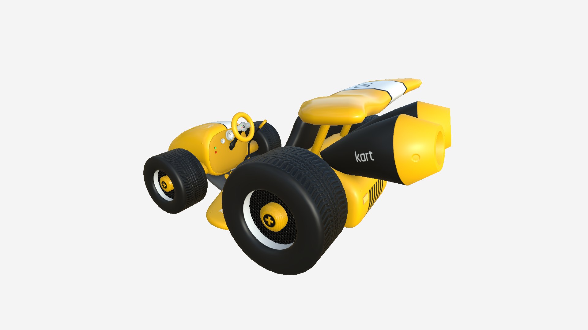 Cartoon Kart A06 Yellow - Vehicle Racing Design 3D Model - TurboSquid ...