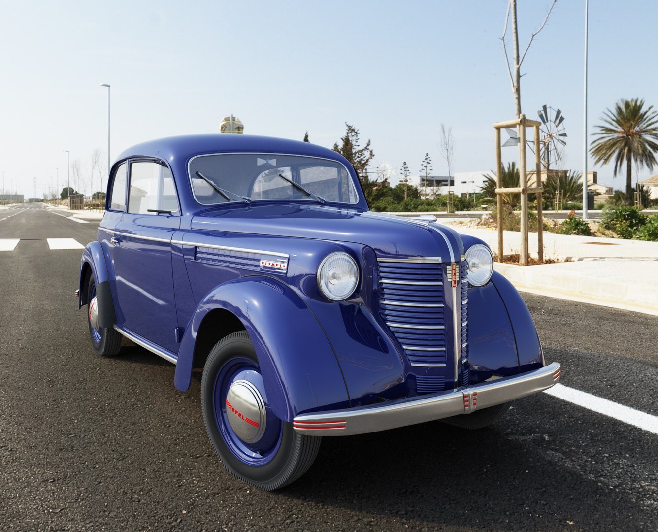 3d German Car Opel Model