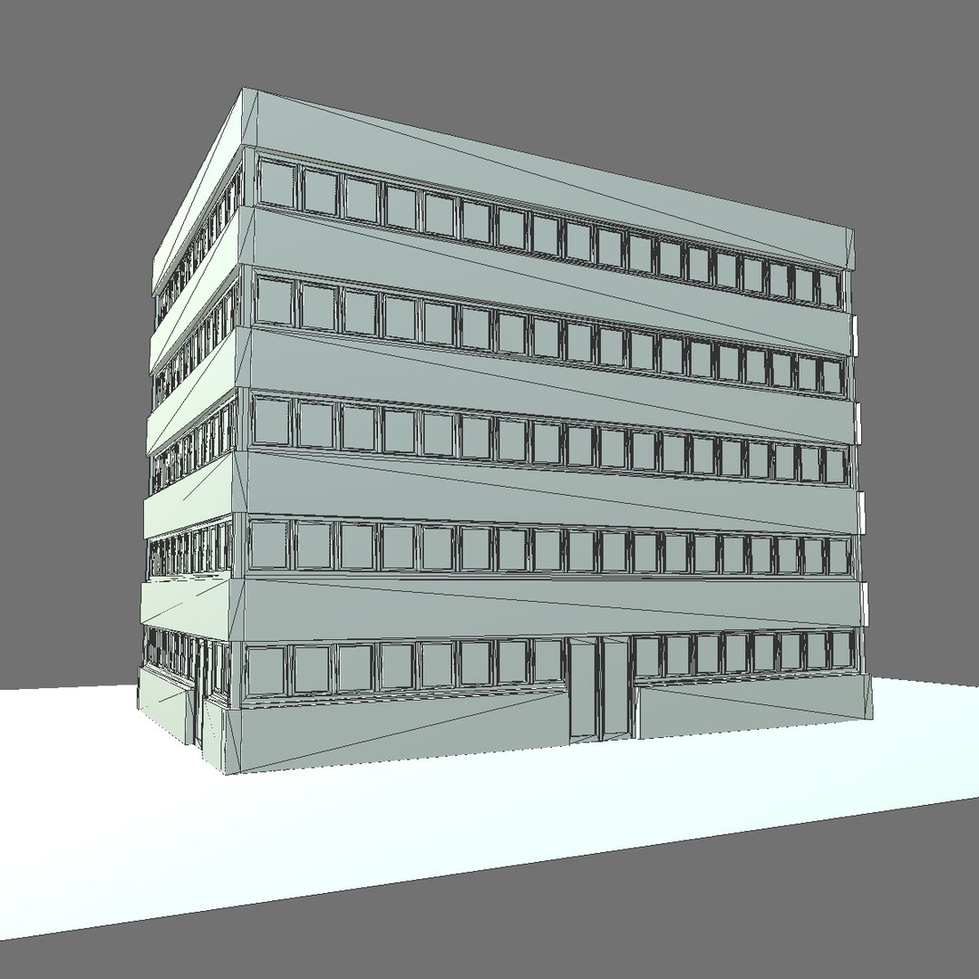 3d Model Of Building 1
