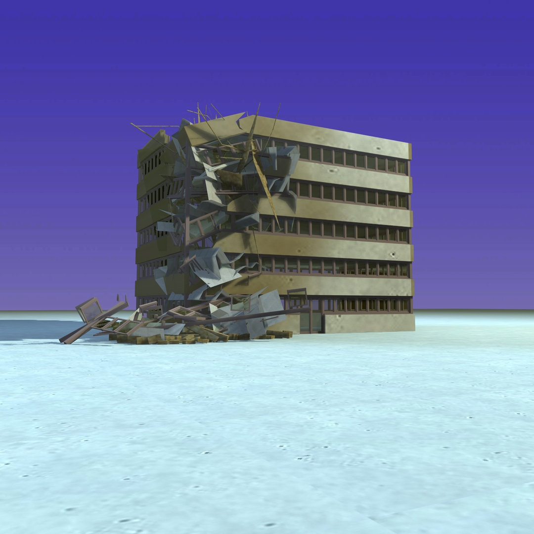 3d model of building 1
