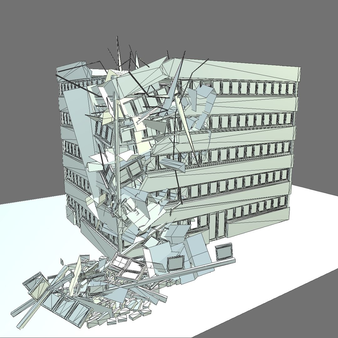 3d Model Of Building 1