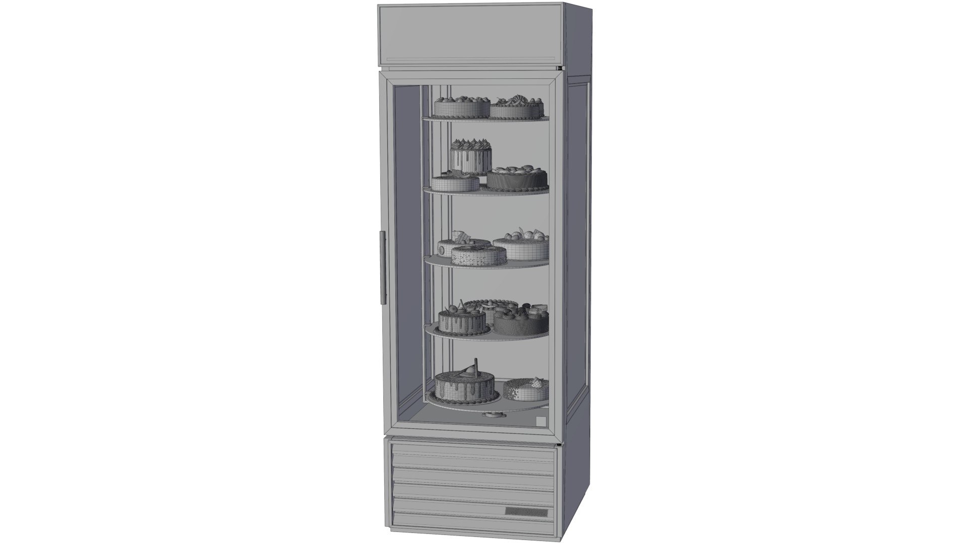 True G4SM-RGS Dessert Display 3D - TurboSquid 2297573