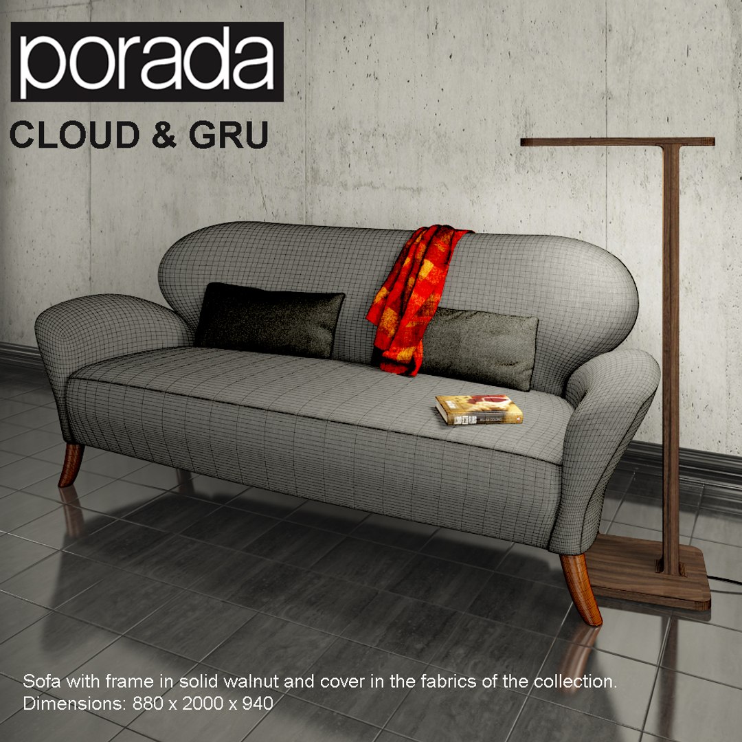 sofa porada cloud gru max