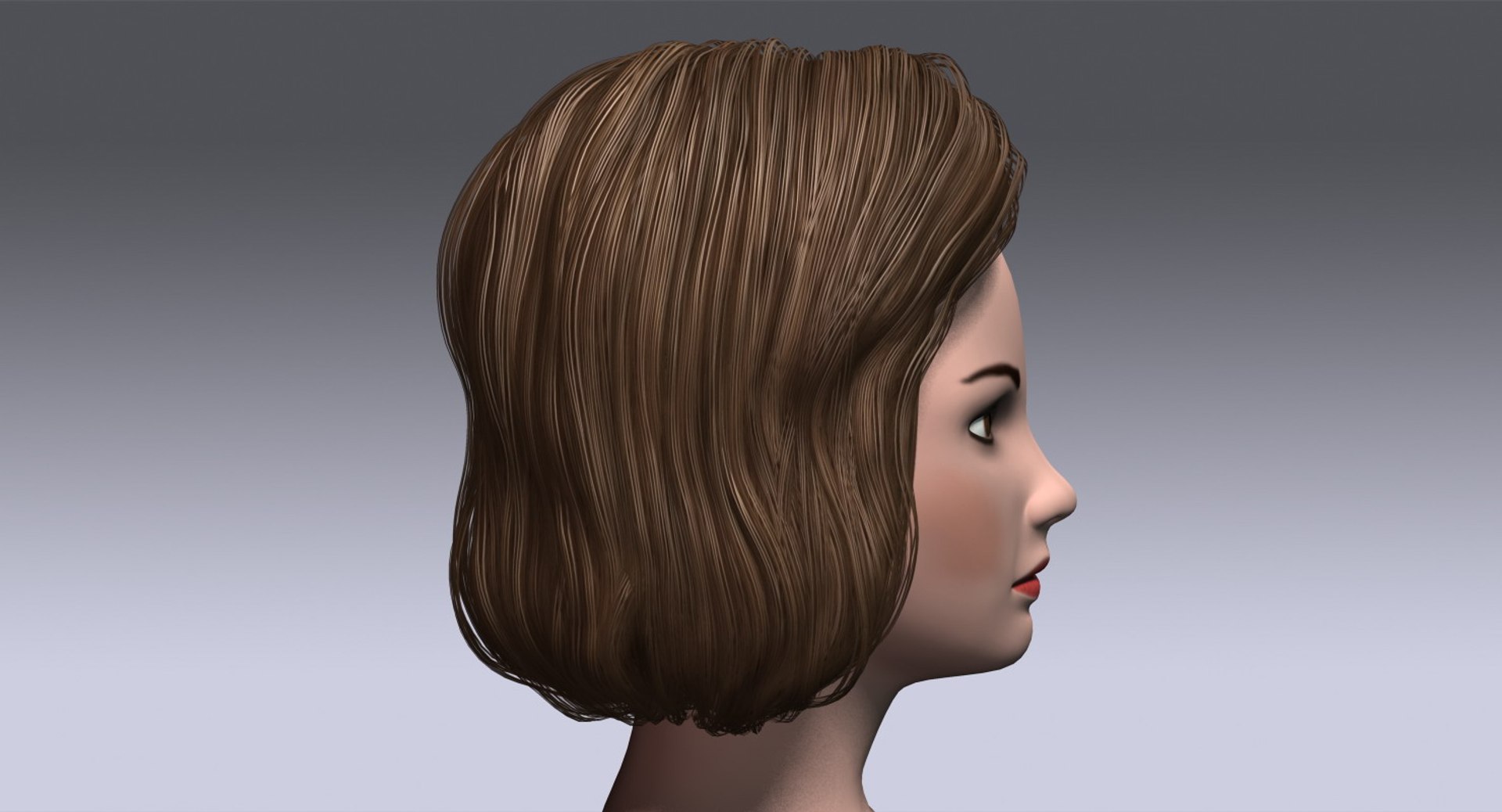 3D Hairstyle 39 Hair Model - TurboSquid 1445793
