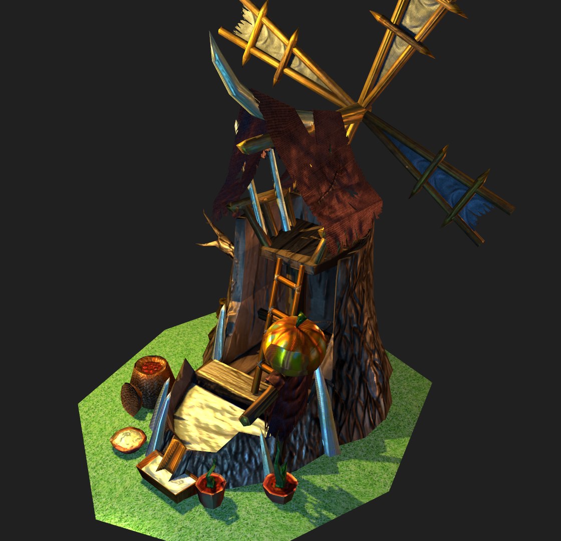 3d Fantasy Tree House