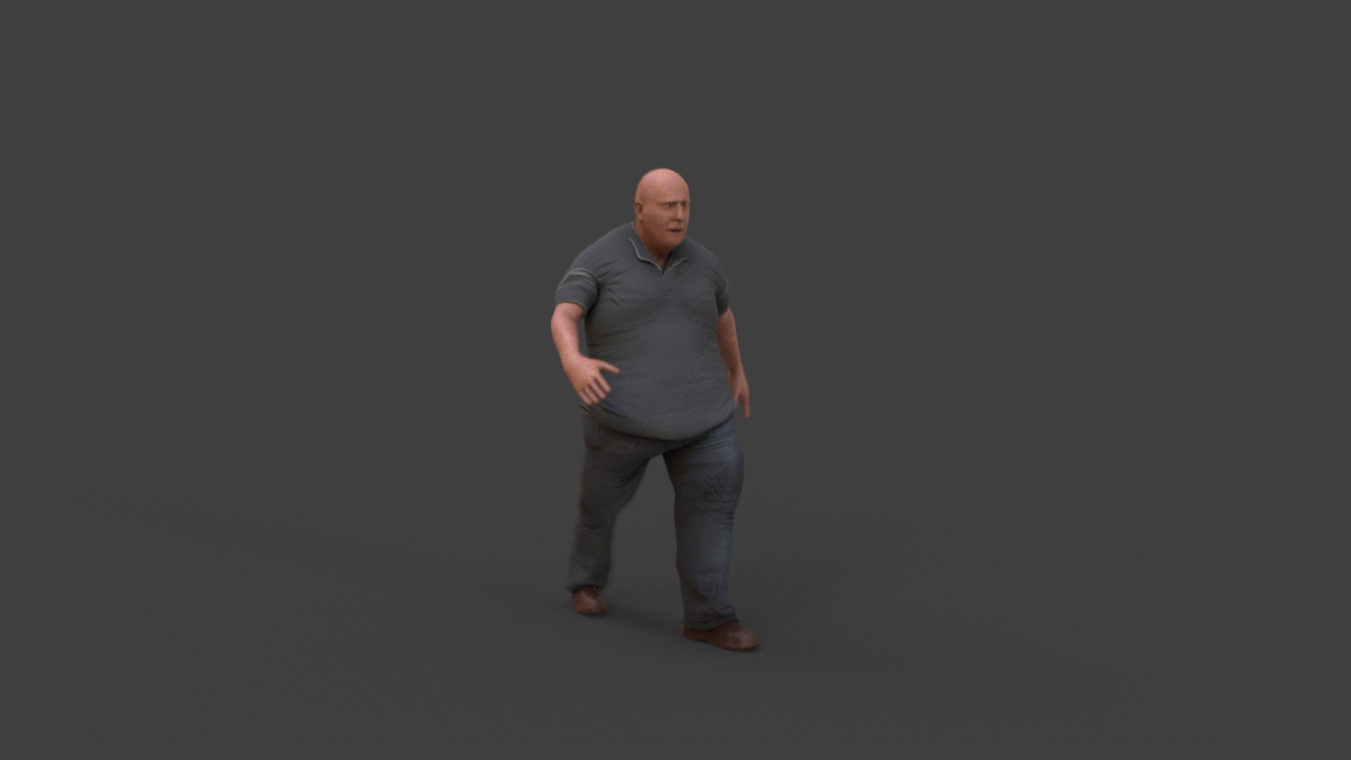 Fat Guy Crowd 3D Model - TurboSquid 1344526
