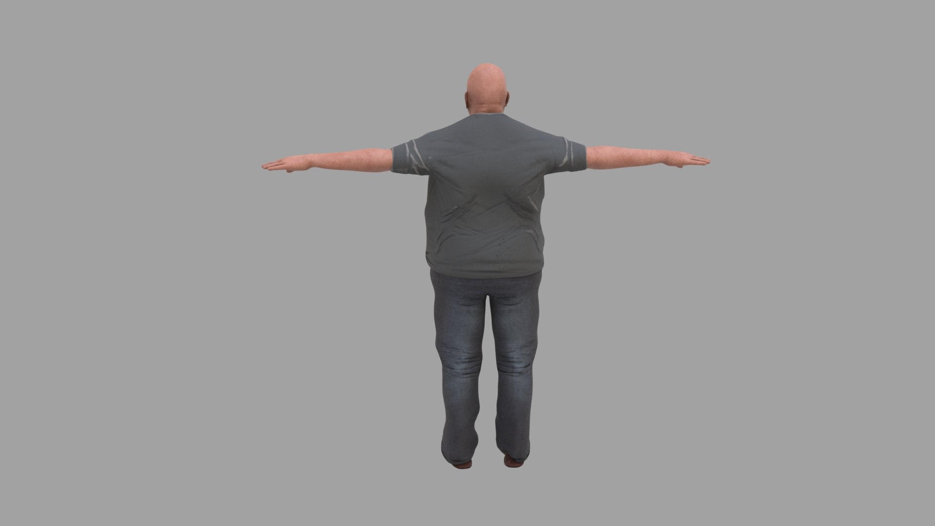 Fat Guy Crowd 3D Model - TurboSquid 1344526