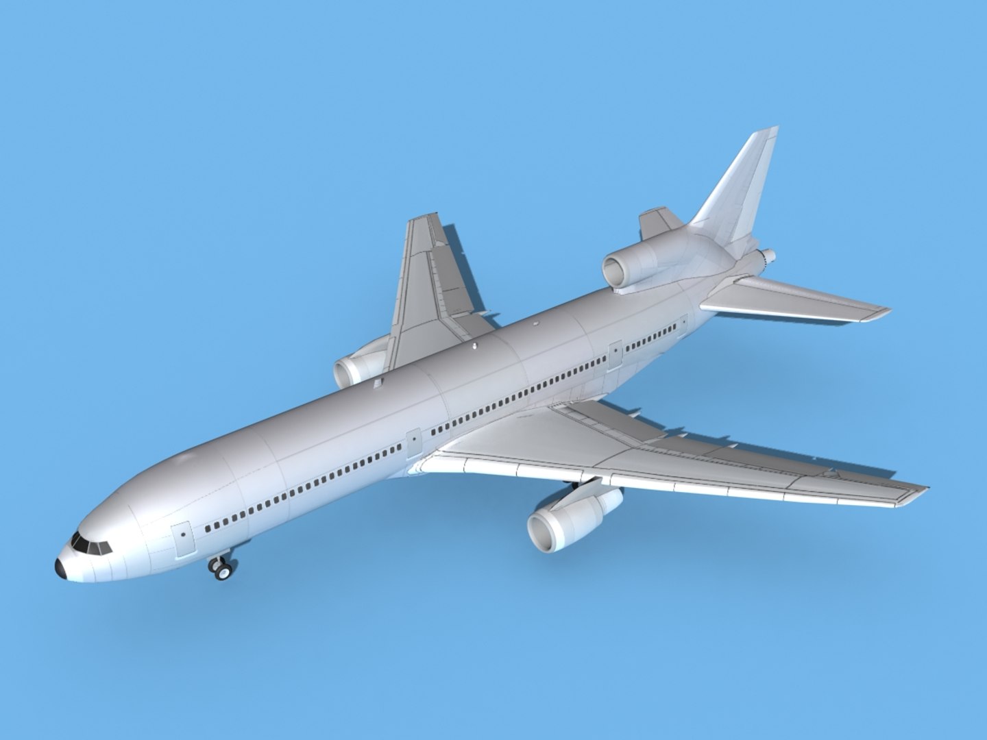Lockheed l-1011-10 3D model - TurboSquid 1488862