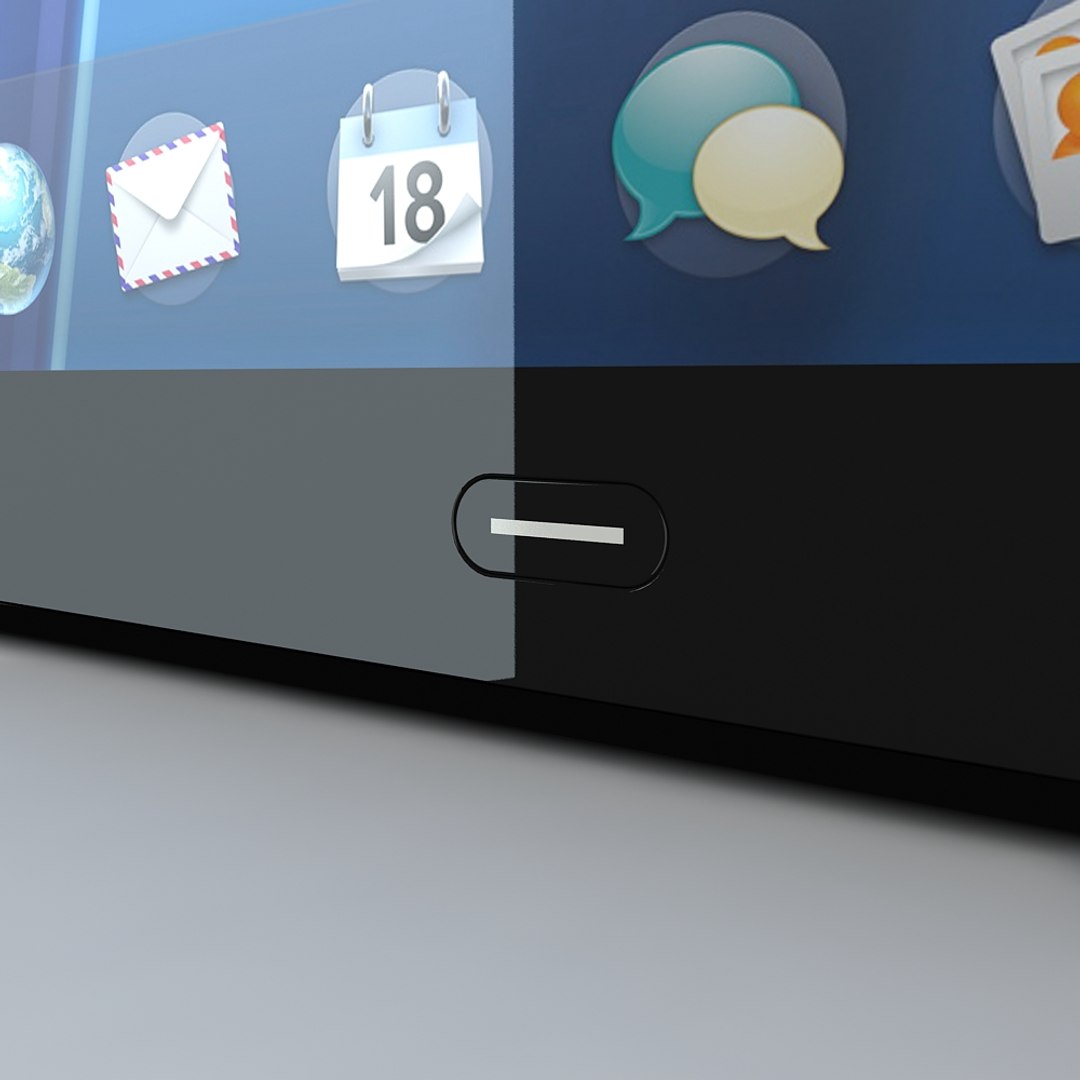 3d hp touchpad touch model