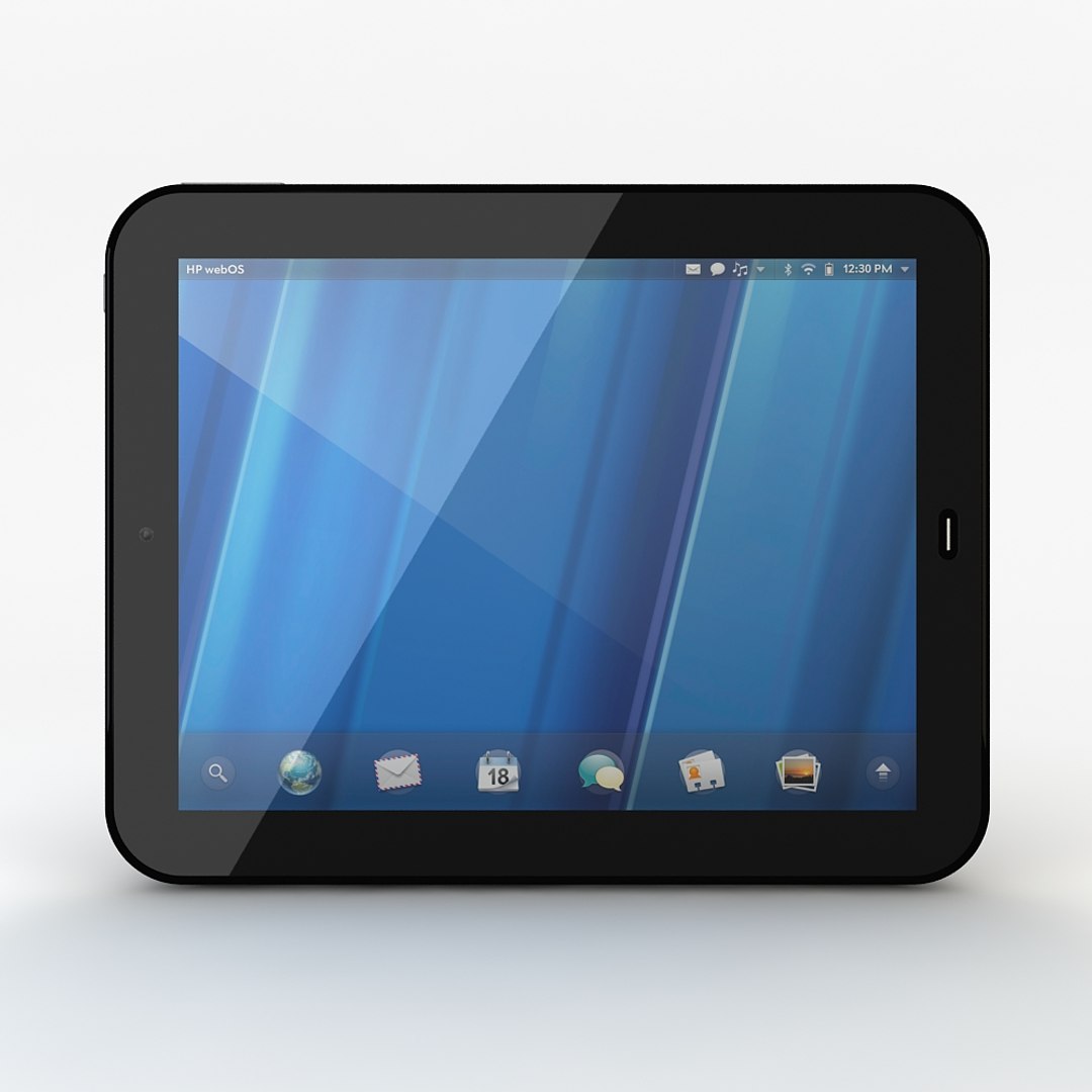 3d hp touchpad touch model